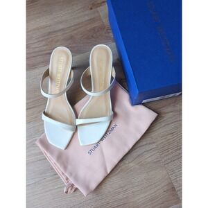Stuart Weitzman | Shoes | Stuart Weitzman Aleena 75 White Leather ...